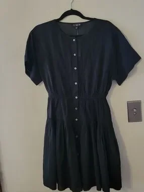 J. Crew | Dresses | J Crew Pintuck Mini Shirt Dress In Cotton Voile ...